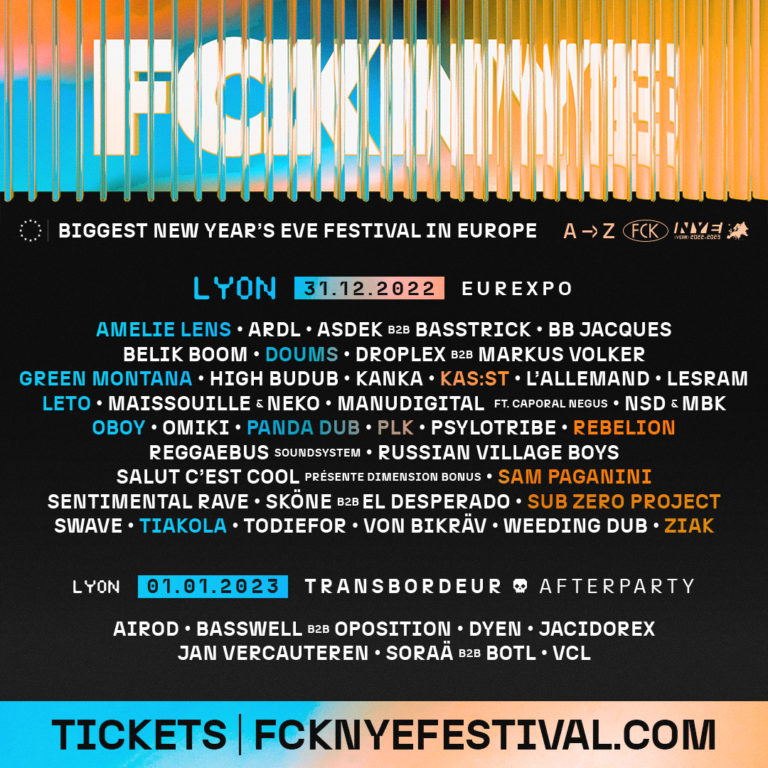 Venez passer le réveillon avec nous, le FCKNYE est de retour à Lyon ...