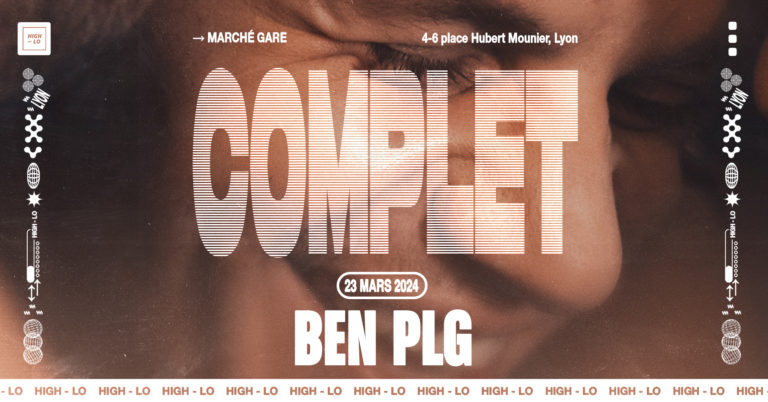 BEN plg en concert au Marché Gare - Lyon - Totaal Rez