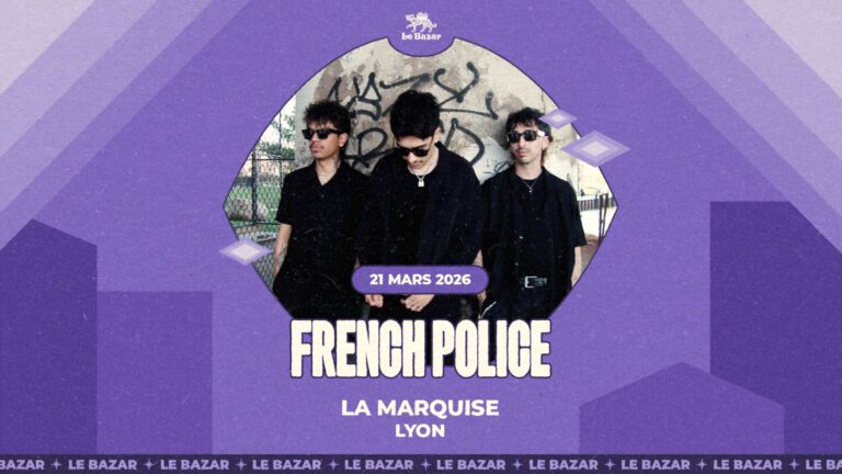 FRENCH POLICE en concert à La Marquise, Lyon -Totaal Rez